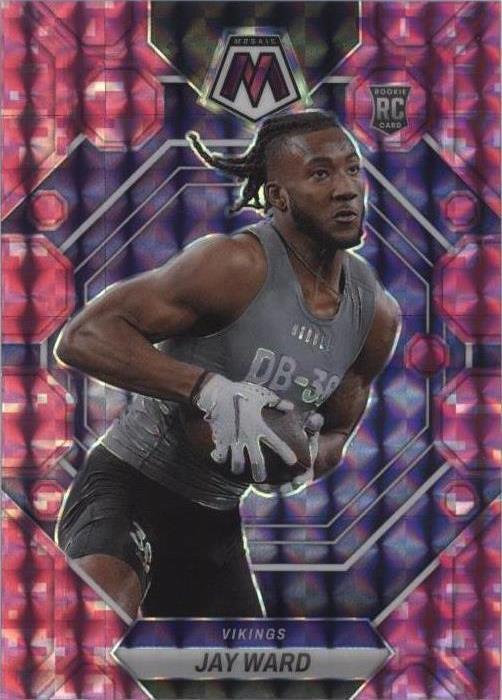 2023 Panini Mosaic - Rookies Jay Ward #332 Camo Pink Mosaic Prizm (RC ...