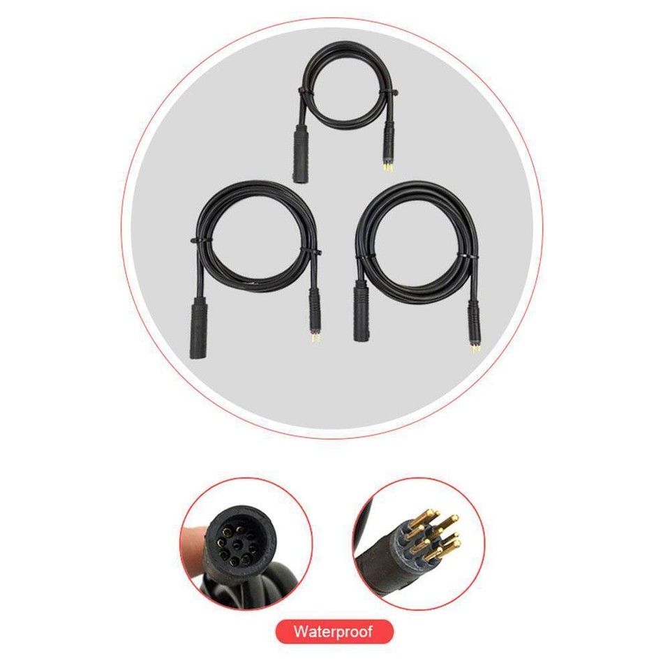 Wheel Motor Extension Cable Female to Male Wire For Electric ot h Bike ...
