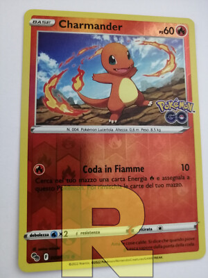 Charmander ® Pokemon GO 008/078 ® Reverse Holo Foil ® Pokemon ® Italian ...