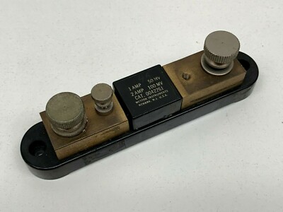 Weston Instruments Cat. 0042261 Instrument Shunt 1-Amp 50MV, 2-Amp ...