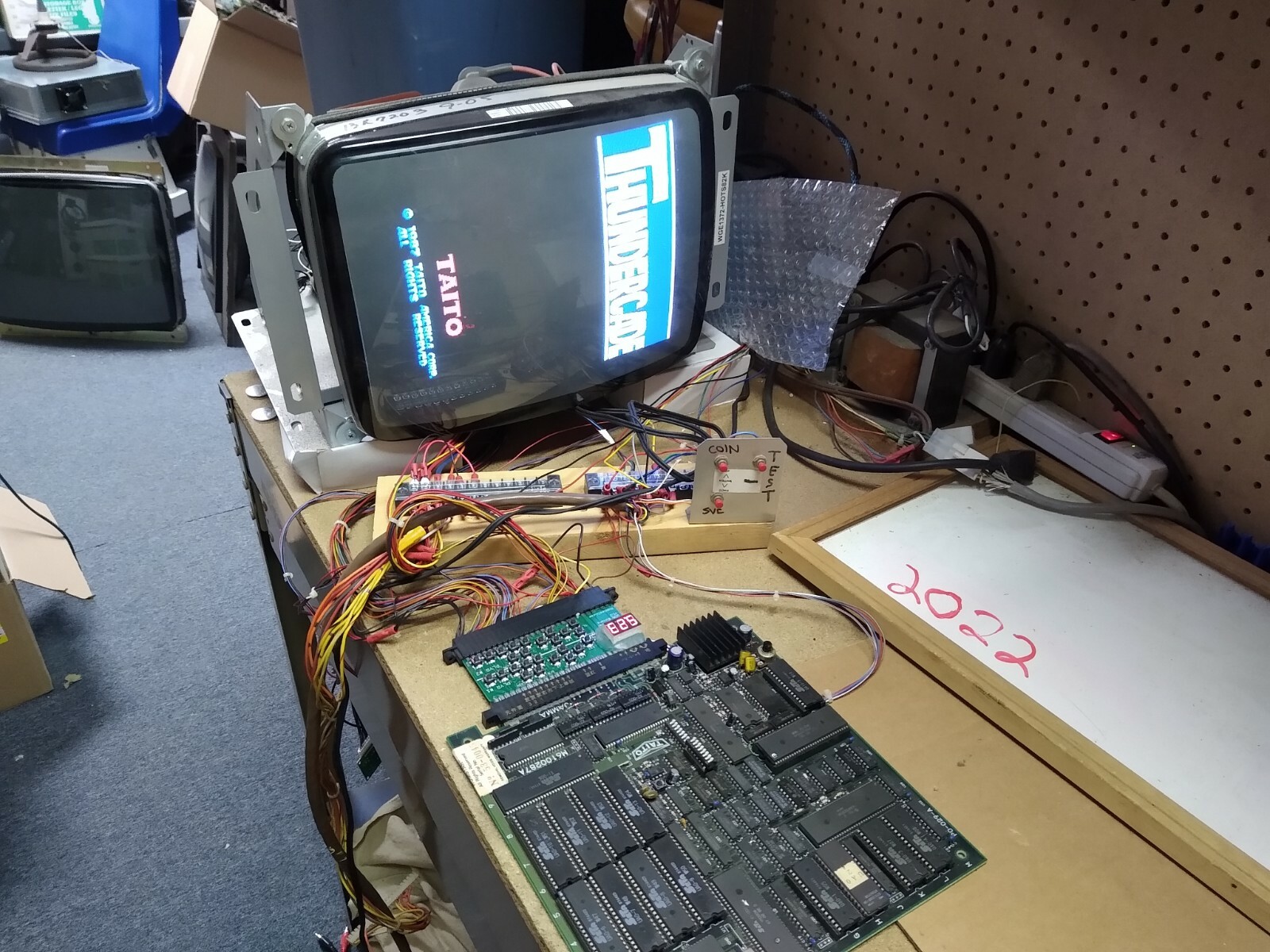 THUNDERCADE - 1987 Taito - Guaranteed Working JAMMA Arcade PCB - FREE ...