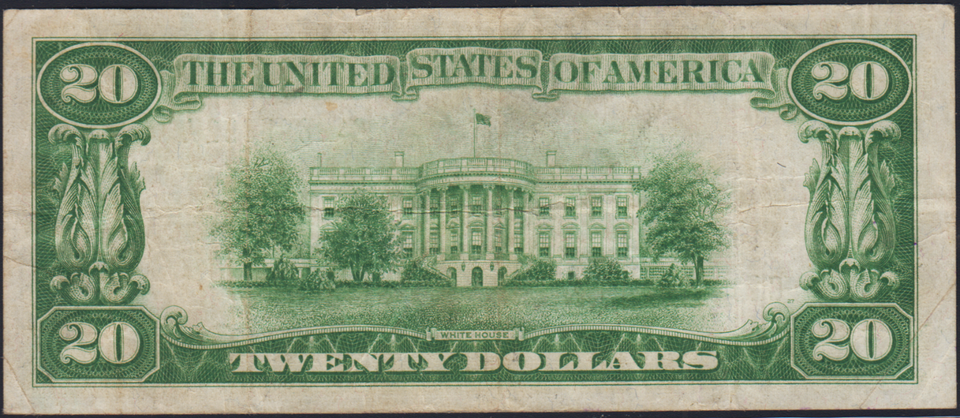 Fr.2052-G 1928B Chicago $20 Gold on Demand Federal Reserve Note VF | eBay