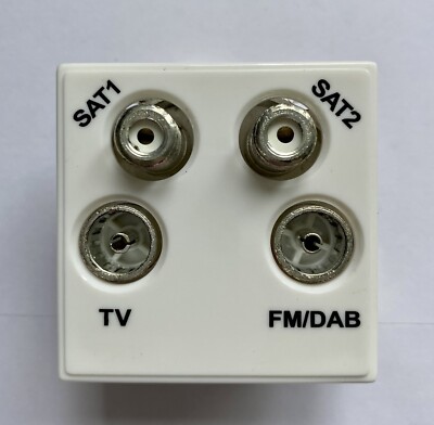 LABGEAR PSW241M TV - FM/DAB - SAT1 - SAT2 (RTRN) QUADPLEXED OUTPUT ...