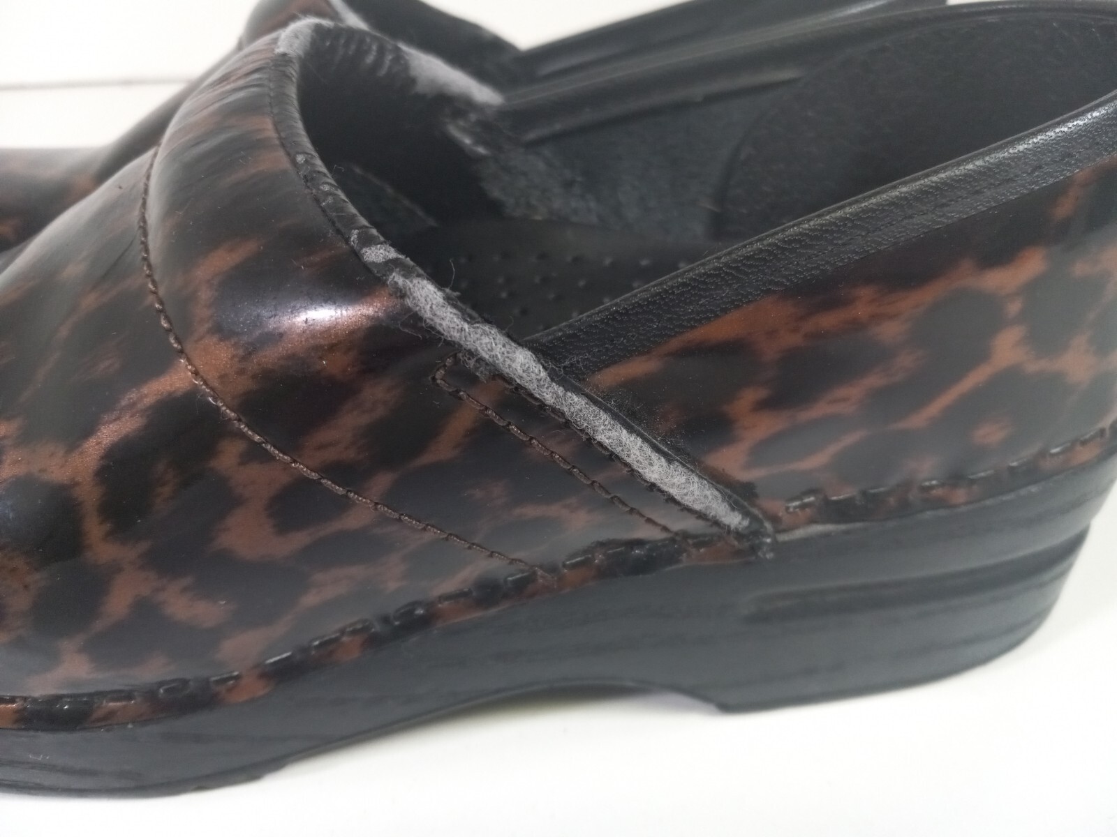 Dansko Nursing Leopard Cheetah Print Clog Clogs Shoes… - Gem