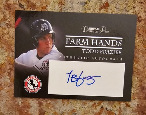 2007 Tristar Todd Frazier Prospect Farm Hands Auto Autograph | eBay