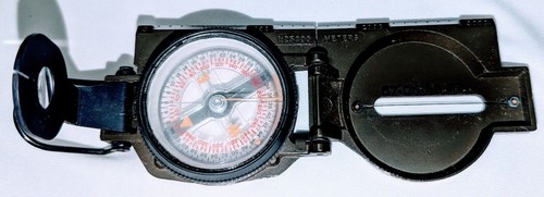 Vintage Authentic US Compass Magnetic FSN 6605-846-7618 Vietnam Army ...