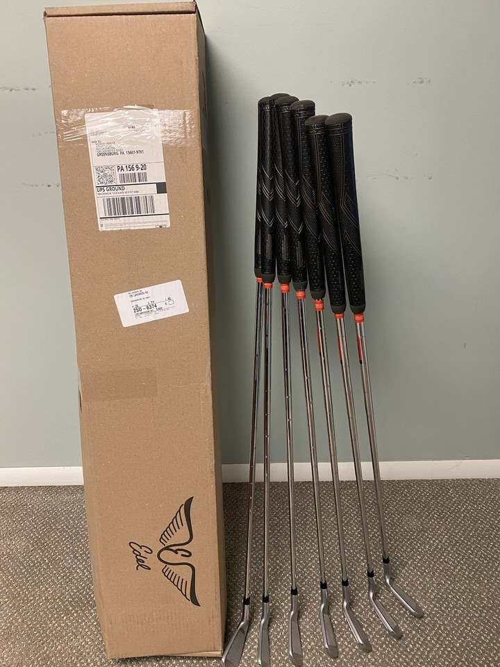 Edel SMS Irons 4-PW, KBS 120S Stiff Shafts, Small Jumbo Max Grips, 7 ...
