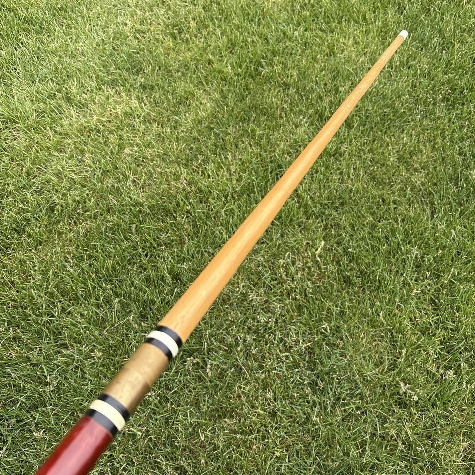 Hidden Pool Cue Hand Carved Wood Dragon Brass Walking Stick/Cane *NEEDS ...
