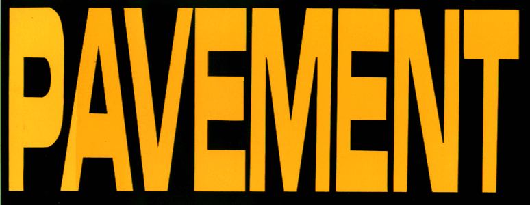 Sticker - Pavement Logo Indie Rock Alternative Music Band LARGE HUGE ...