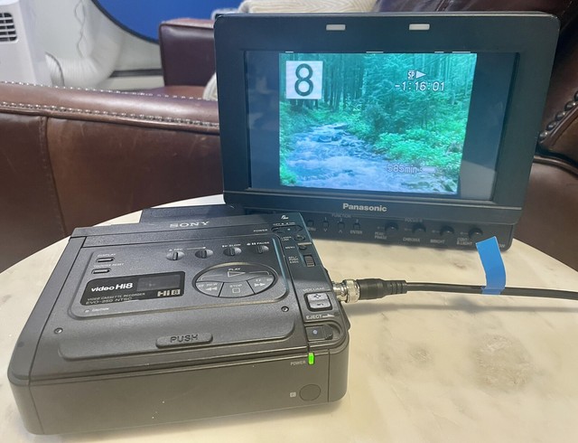 Sony Evo-250 Hi8 Video8 8mm Video 8 Player Recorder Smallest VCR Deck ...