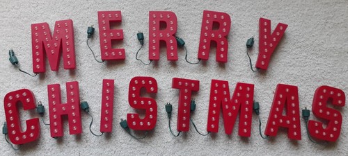 New Replacement LED Letter "T" for 40 Inch Wreath | eBay