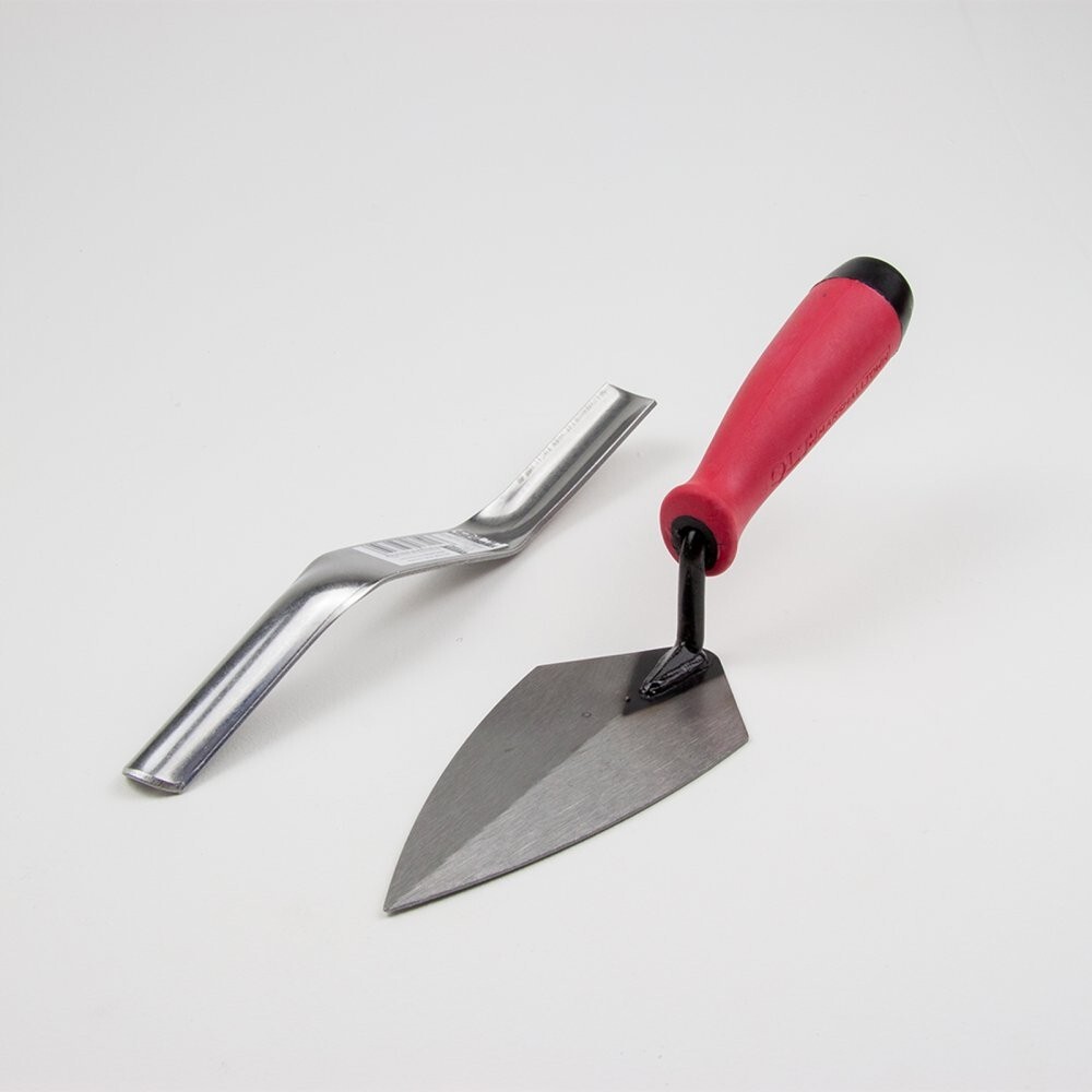 Marshalltown QLT 6" Pointing Trowel & 5/8" & 3/4" Brick Mortar Jointer ...