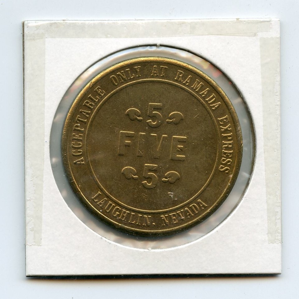 5.00 Token from the Ramada Express Casino Laughlin Nevada LM 1988 | eBay