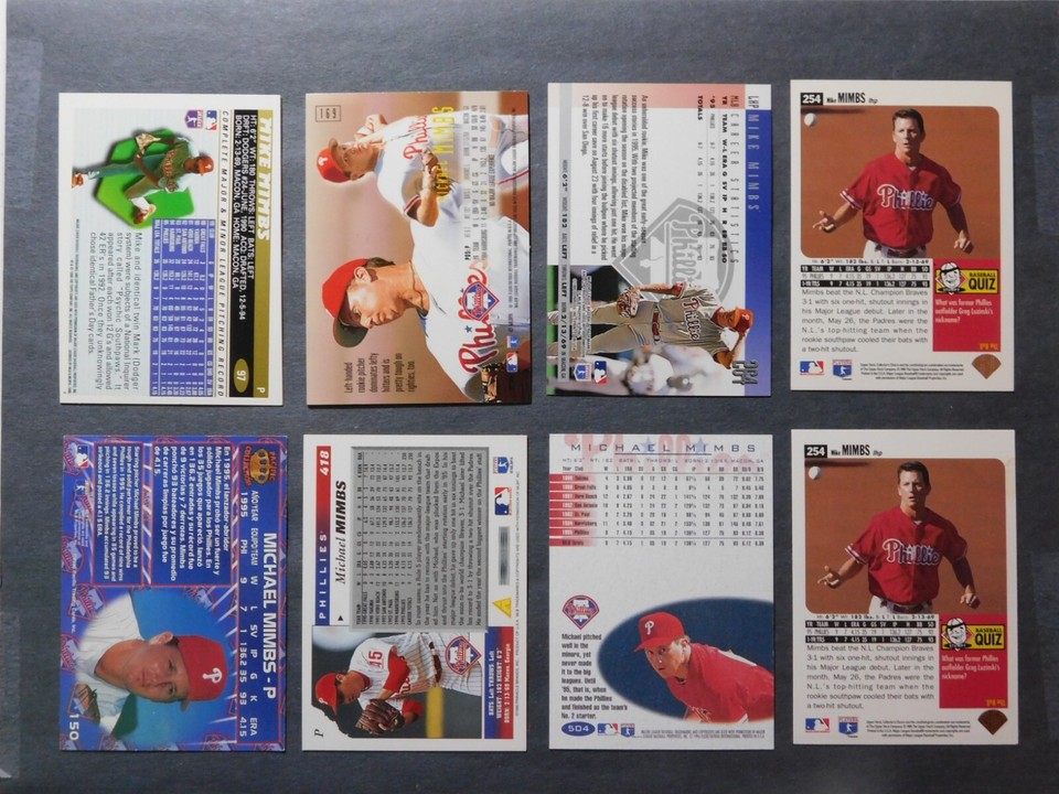 Michael Mimbs 8 Card Lot - w/UD SILVER Signature | eBay