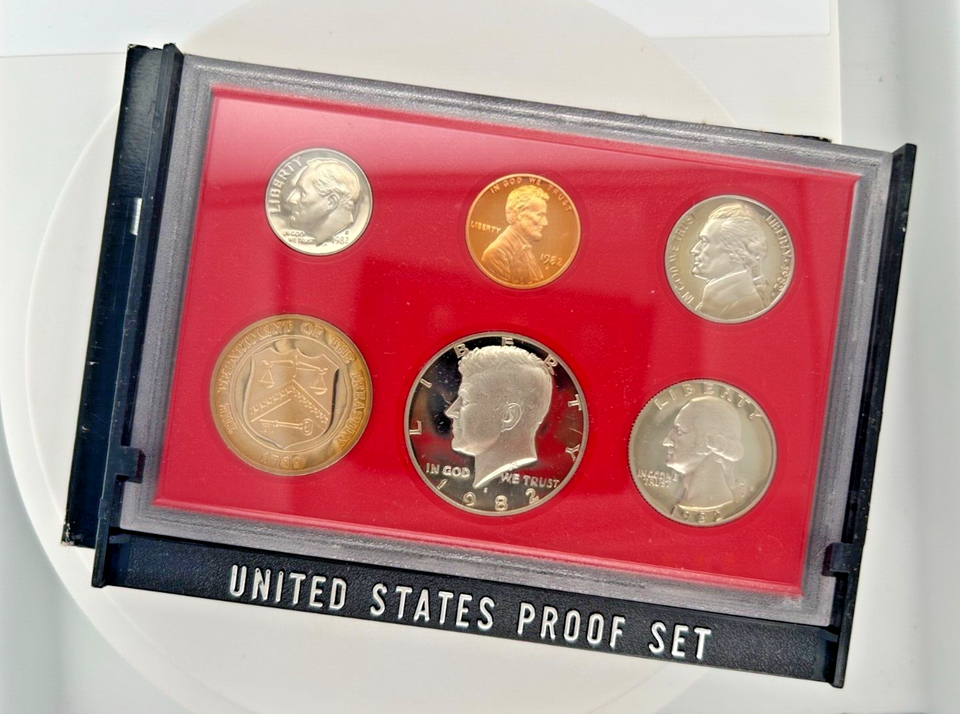 1982-S UNITED STATES MINT Small Date 5 Coin Proof Set | eBay