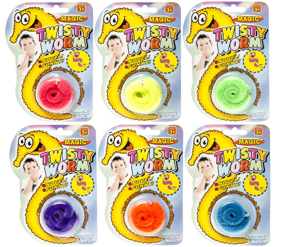 Magic Twisty Worm magischer Wurm Zauberwurm Zaubern Kindergeburtstag ...