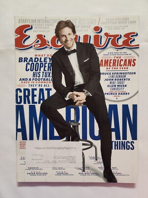 2012 December ESQUIRE Bradley Cooper Bruce Springsteen (CP82) | eBay