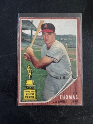 1962 TOPPS BASEBALL SET-BREAK #154 LEE THOMAS | eBay