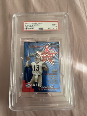 2000 Leaf Rookies And Stars Football Foil Pack PSA9 !!!! | eBay