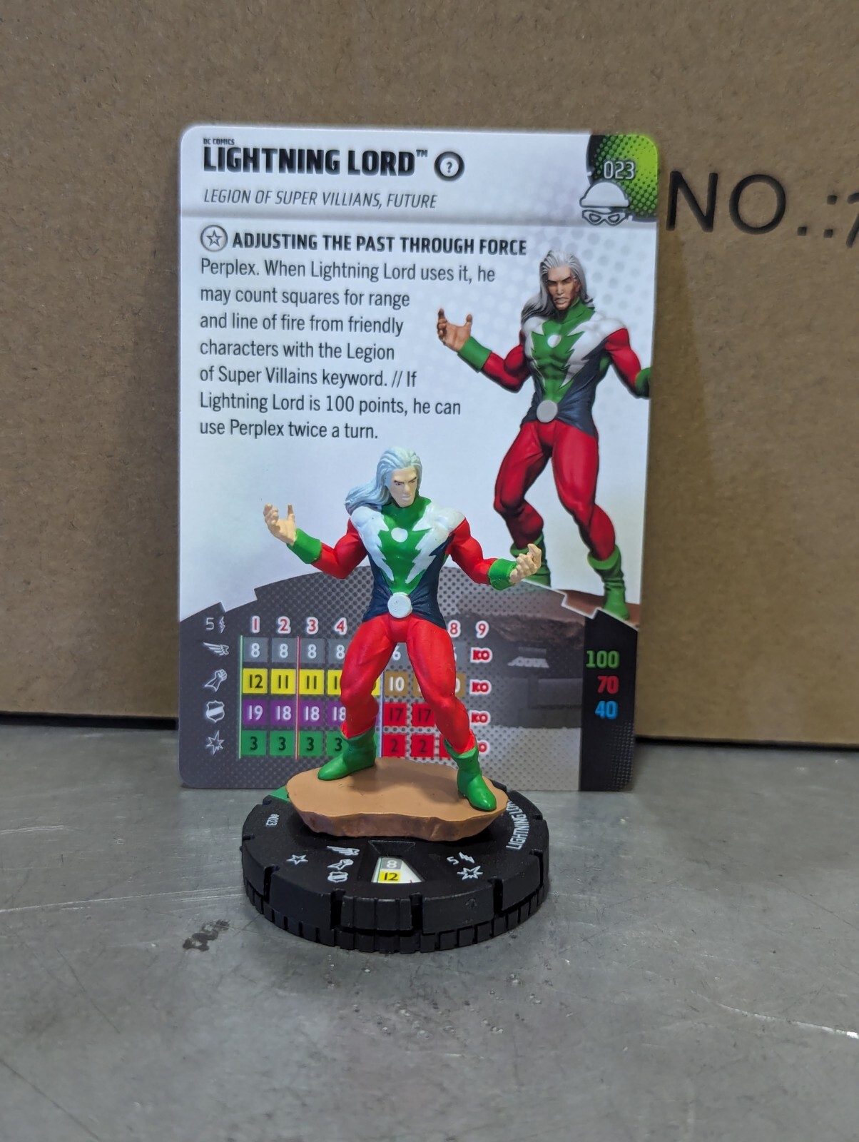 DC Heroclix LIGHTNING LORD - 023 UNCOMMON DC Notorious Set | eBay