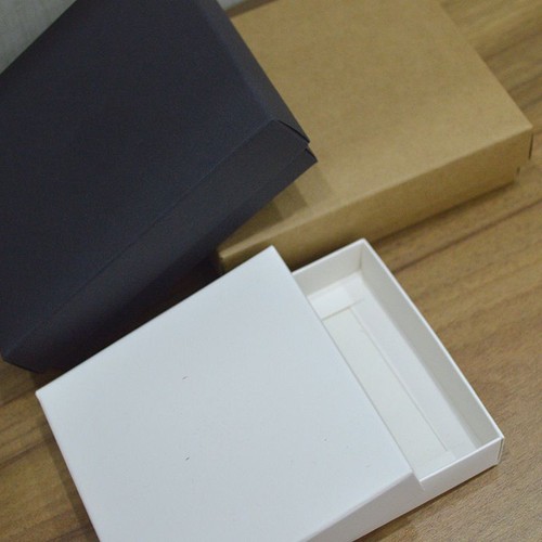 5/10pcs Kraft Gift Box With Lid Small Blank Paper Carton Boxes For ...
