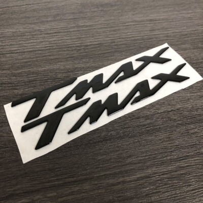 Autocollants 3D STICKERS Pour Yamaha T MAX Noir LOGO TMAX Badge | eBay