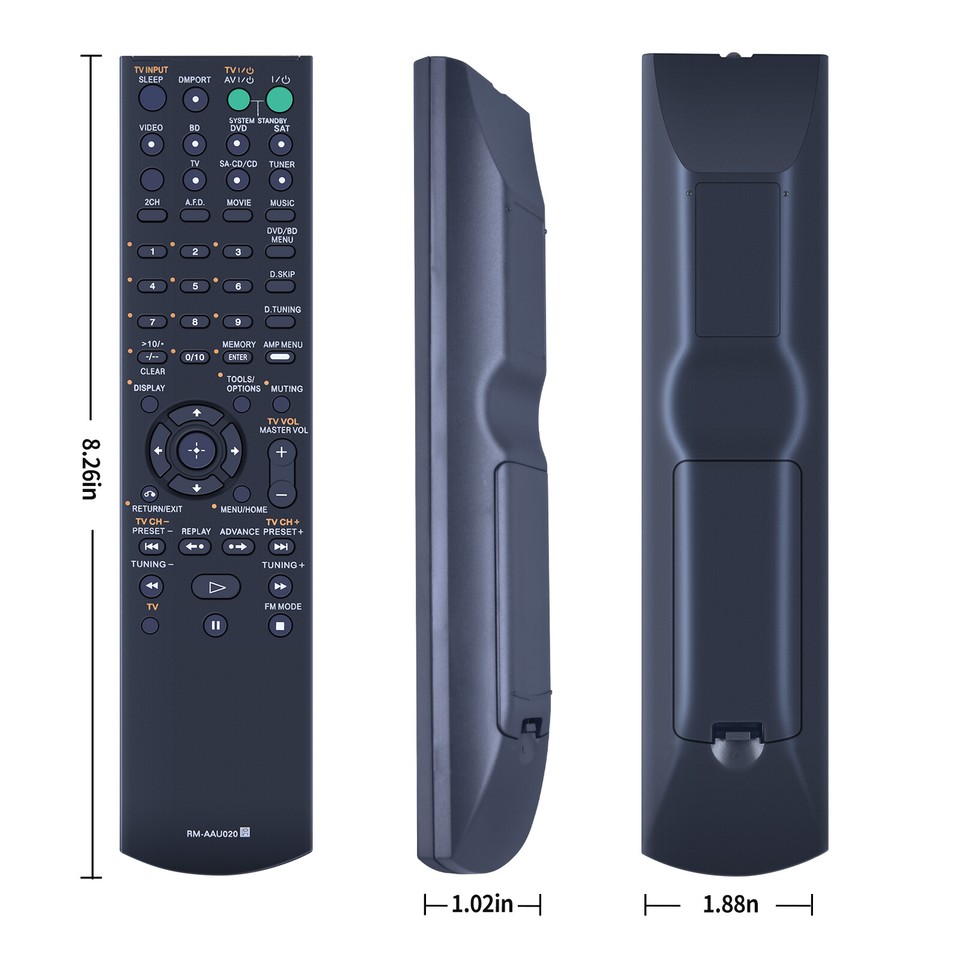 RM-AAU020 Remote Control For Sony Audio Video Receiver STR-DH500 STR ...