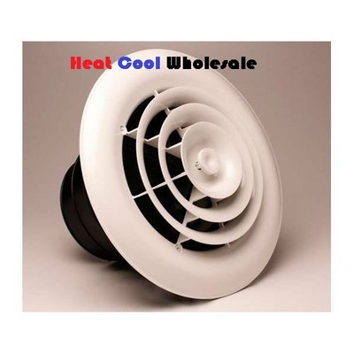 Round Ceiling Register for 4"/5"/6" Round Air Ducts - AIRTEC MV360S | eBay