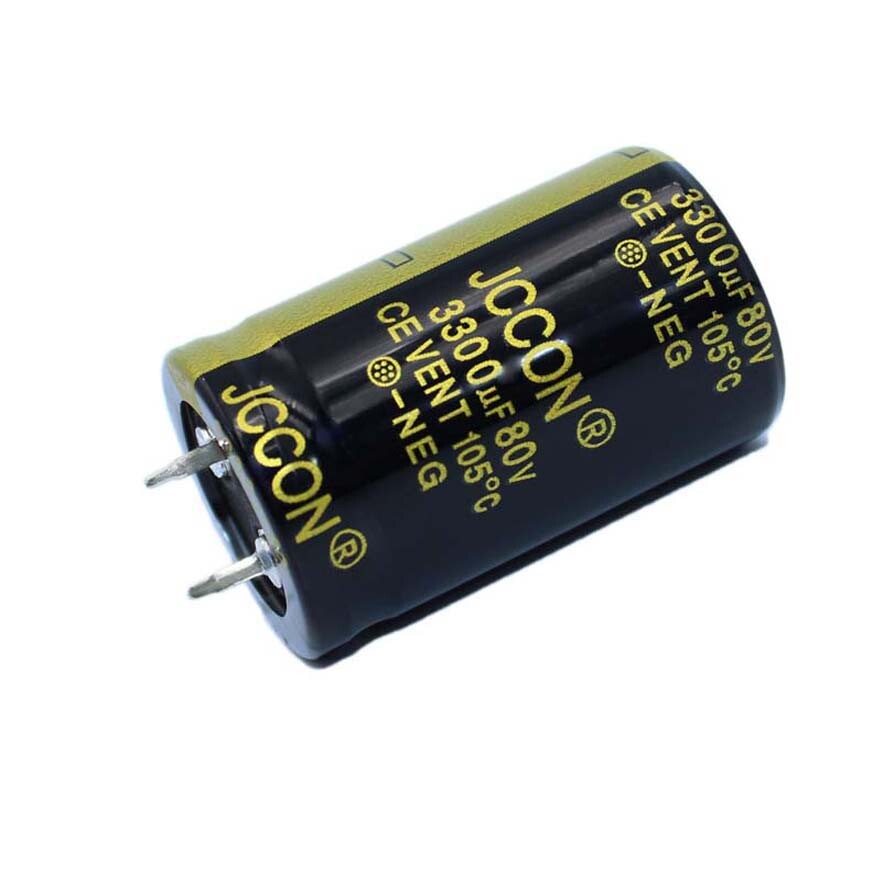 2PCS 3300uF 80V Snap-in Electrolytic Radial Capacitors 80V 3300uF 105 ...