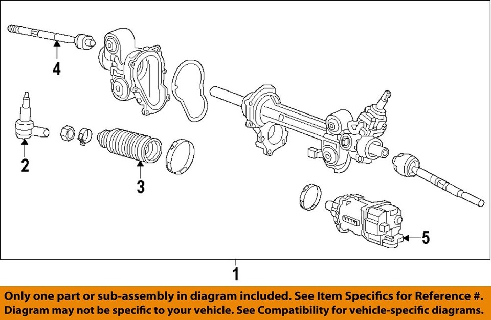GM OEM 17-24 Acadia Steering Gear Linkage-Boot Kit 23214221 | eBay