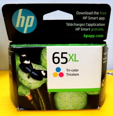 HP 65XL Tri-Color Ink Cartridge exp 12/26 | eBay