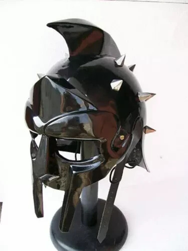 Christmas Roman Medieval Gladiator Spike Armour Helmet Item Halloween ...