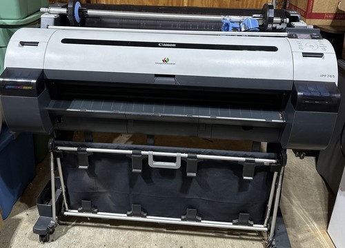Canon Imageprograf iPF765 Large Format Inkjet Printer 36'' W/ Ink & Paper Works! 13803109733 | eBay