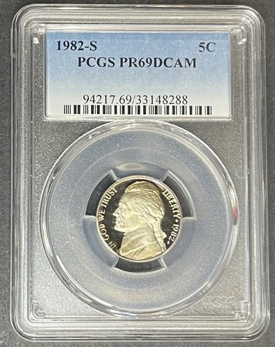 1982-S Proof Jefferson Nickel PCGS PR-69 DCAM, Buy 3 Items, Get $5 Off ...