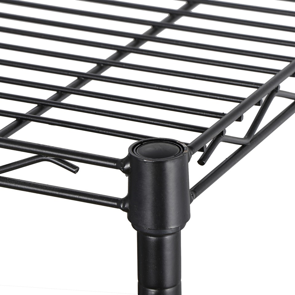 4-Shelf Heavy Duty Storage Wire Shelving Unit Kitchen Garage Rack ...