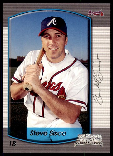 2000 Bowman Draft Picks & Prospects Steve Sisco Rookie Atlanta Braves ...