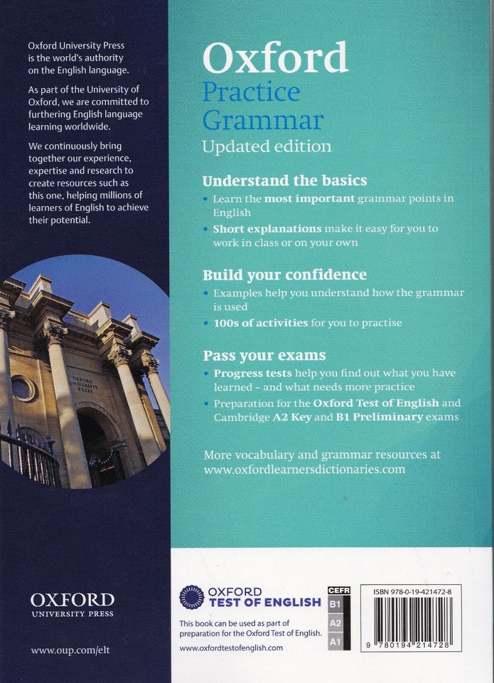 OXFORD PRACTICE GRAMMAR Basic Level WITH ANSWERS Updated Edition 2019 ...
