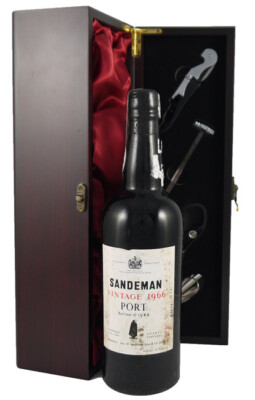Sandeman Vintage Port 1963 in a gift box with accessories | eBay UK