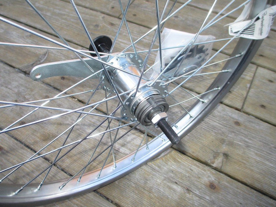 Wheel 20 X 1.75 Coaster Brake Rear Chromed Steel W/Brake Band 18T Bolt ...