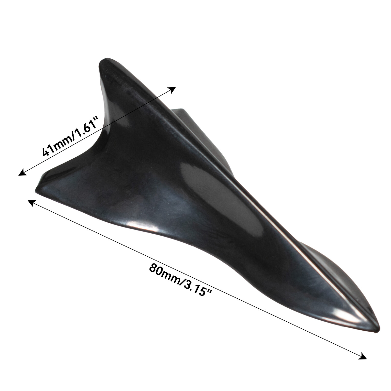 10x Shark Fin Diffuser Vortex Generator Roof Spoiler Bumper Car Wing ...