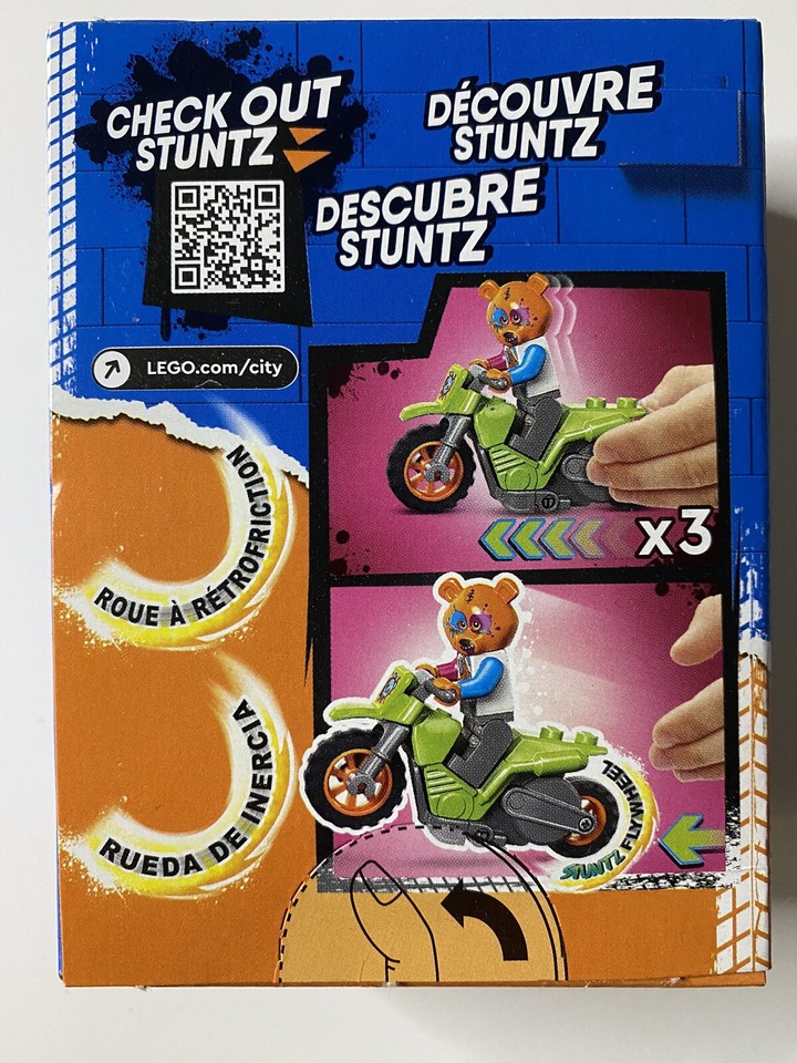 LEGO City Bear Stunt Bike 60356 Building Toy Set. Brand New Sealed ...