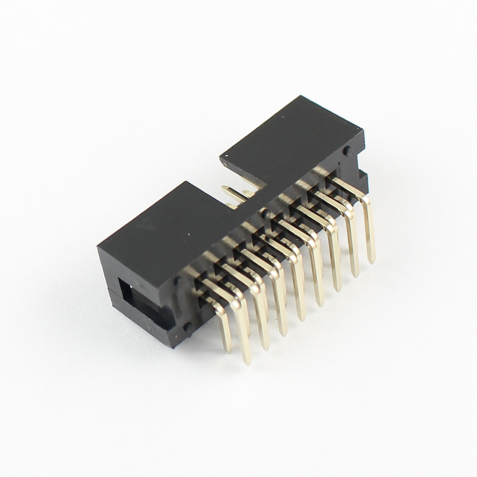 20Pcs 2.54mm 2x8 Pin 16 Pin Right Angle Male Shrouded IDC Box Header ...