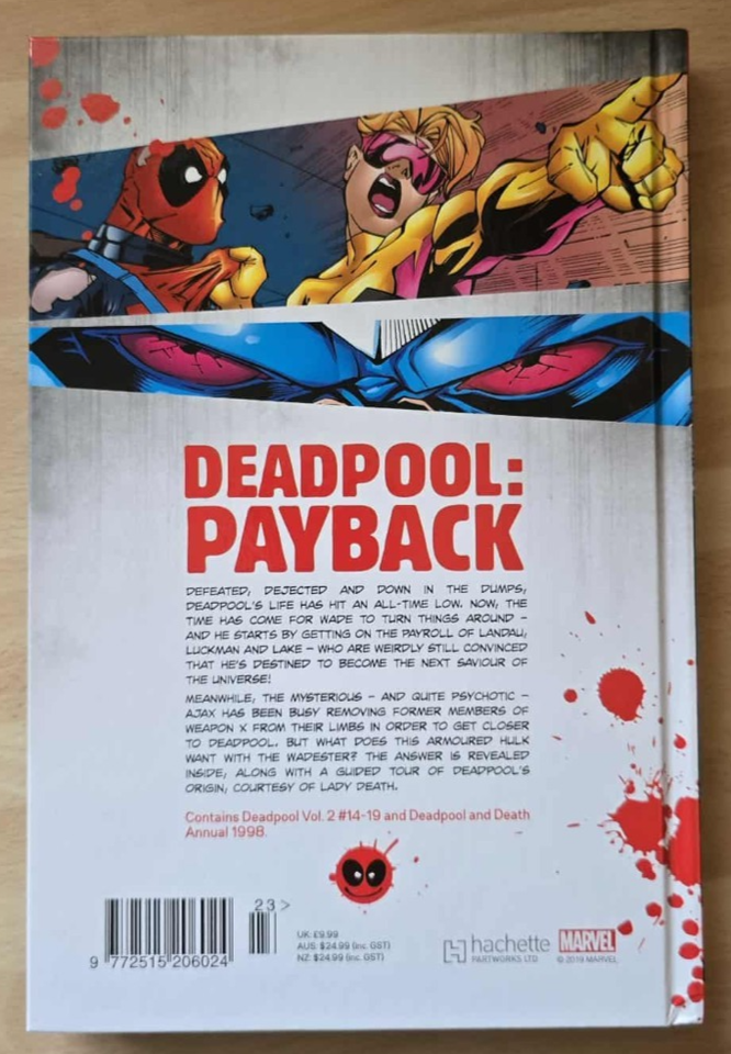 Deadpool All Killer No Filler Collection Deadpool: Payback HC | eBay