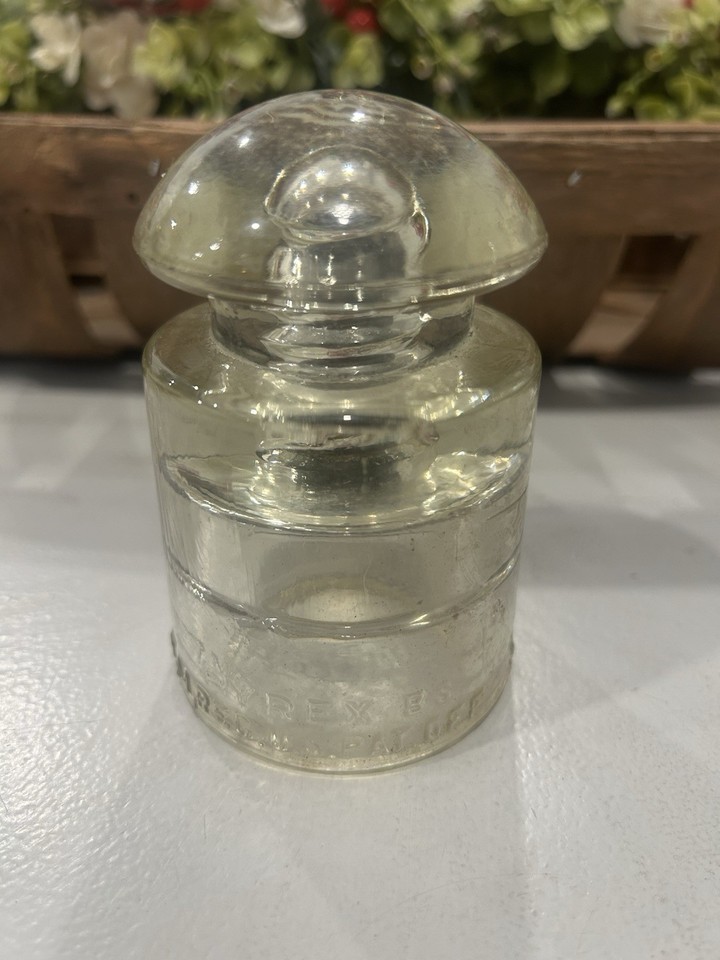 Vintage Pyrex Clear Glass Electric Pole Insulator | eBay UK