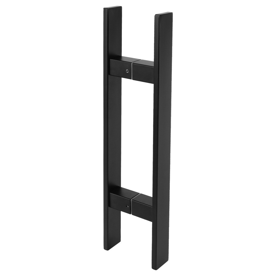 Stainless Steel Double Sided Push Pull Door Handle, H-shaped Door Pull ...