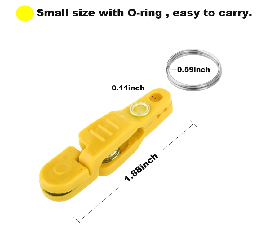 10 PCS Fishing Downrigger Release Clips for Weight Tension Snap Board ...