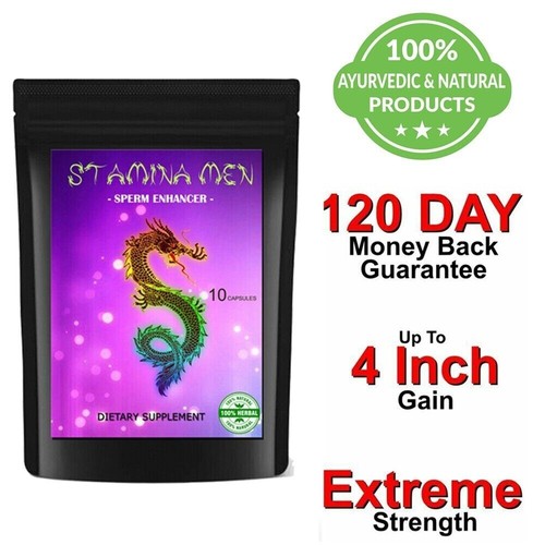 Stamina Man Sperm Enhancer Dietary Supplement | 100% Natural ...