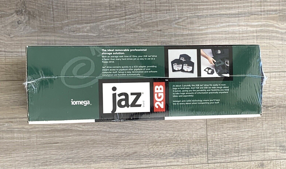 Iomega JAZ 2GB Portable Ultra SCSI Drive Storage for PC / MAC New ...