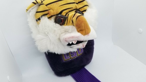 LSU Tigers Golf Club Cover Mike the Tiger Plush Stuffed Animal Purple ...
