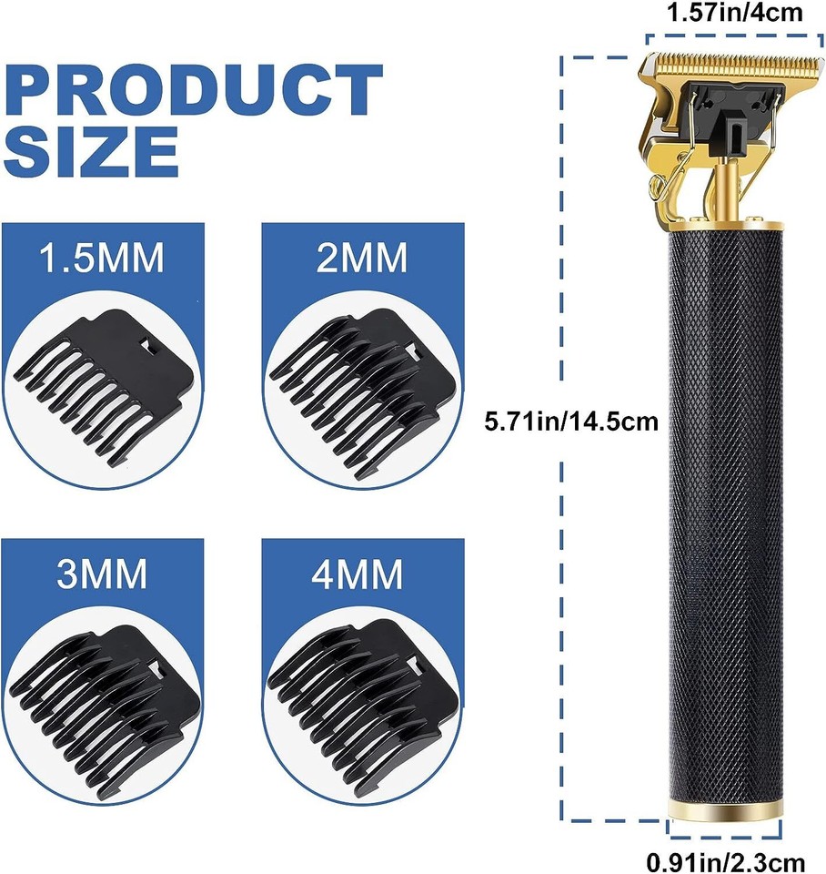 Hair Cutting Kit Hair Pro Clippers for Men Barber Clipper Cordless ...